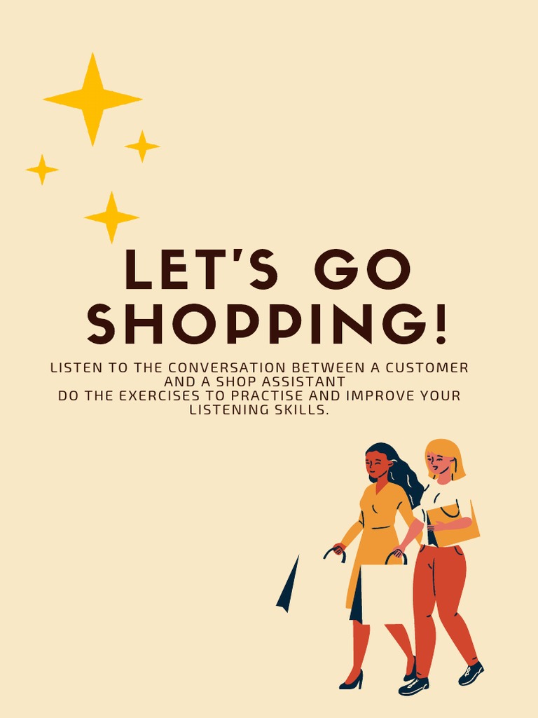 Shopping Conversation Practice | PDF | Self-Improvement