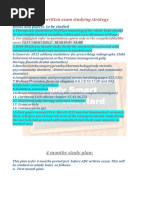 Ore Part 1 Study Plan | PDF | Dentistry