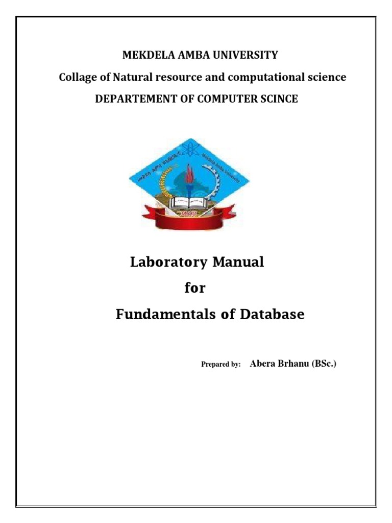 Dbms Lab Manual PDF | PDF | Microsoft Sql Server | Databases