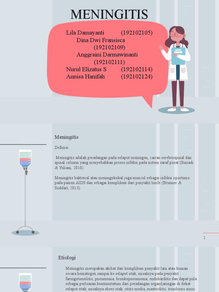 Meningitis: Definisi dan Komplikasi pada Anak | PDF