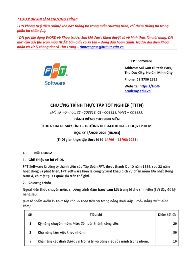 FPT Software (Fsoft HCM) | PDF