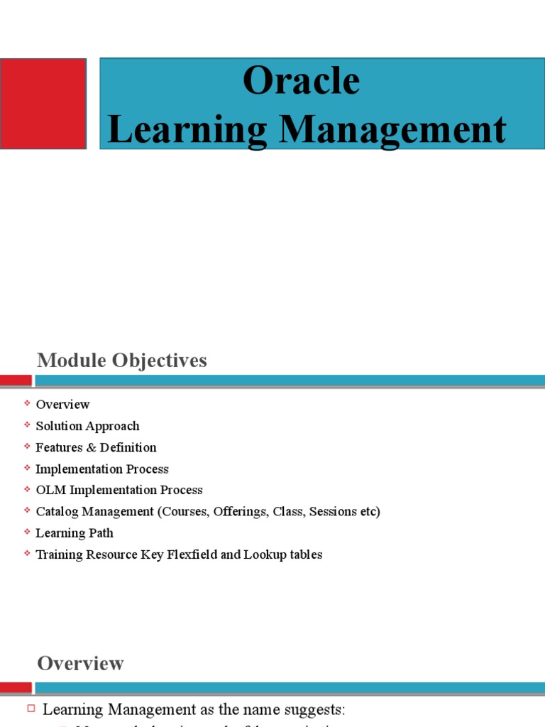 Oracle Learning Management | Download Free PDF | Learning | World Wide Web