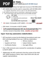 IATF 16949:2016 Process Matrix Guide | PDF | Business | Business Process