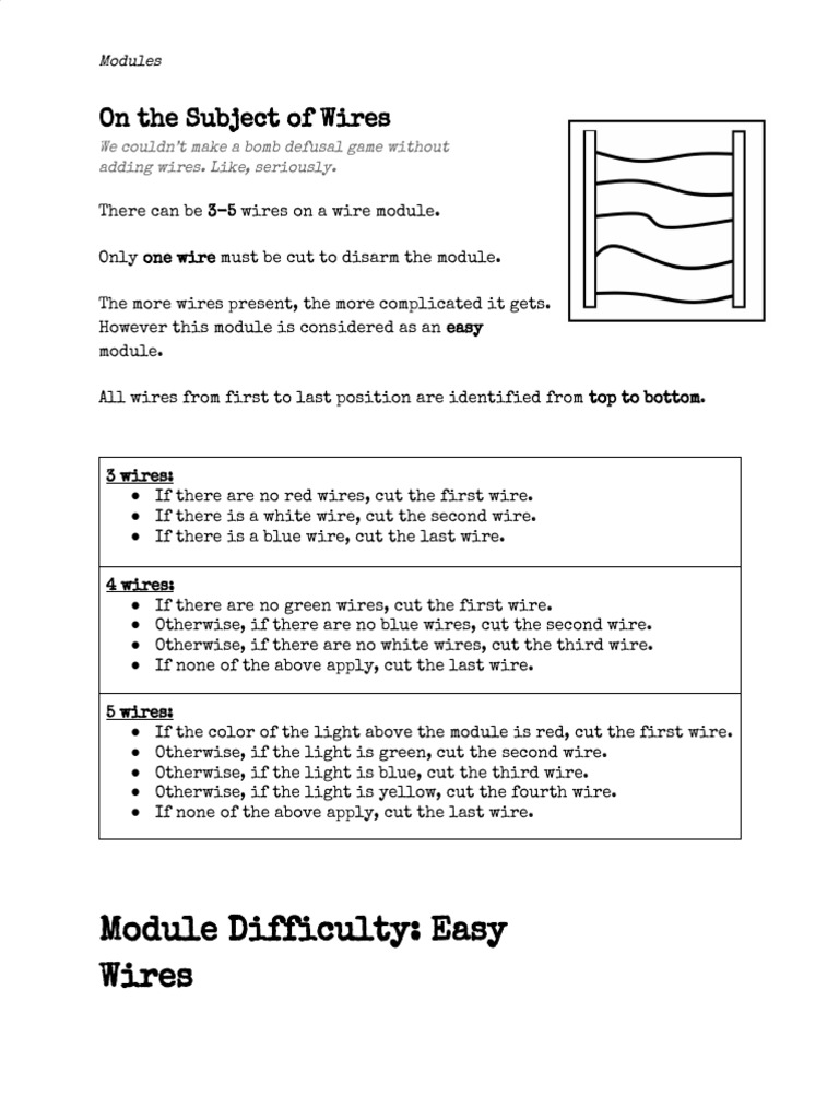 Defusal Manual | PDF | Color | Teaching Mathematics
