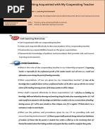 Teaching Internship Learning Task 1 | PDF | Teachers | Internship