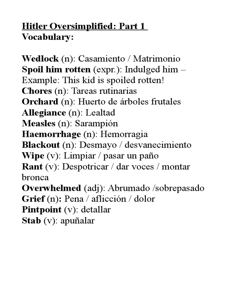 Hitler Oversimplified 1 | PDF