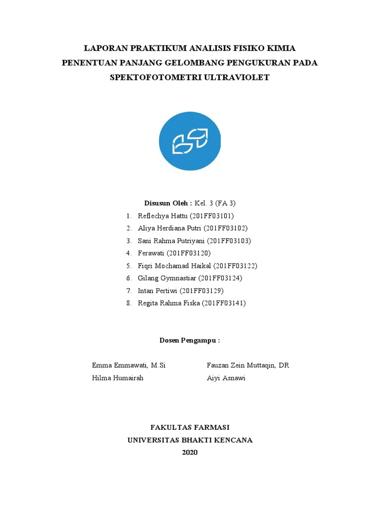 Laporan1 2FA3 Kelompok3 | PDF | Kesehatan Holistik | Sains & Matematika