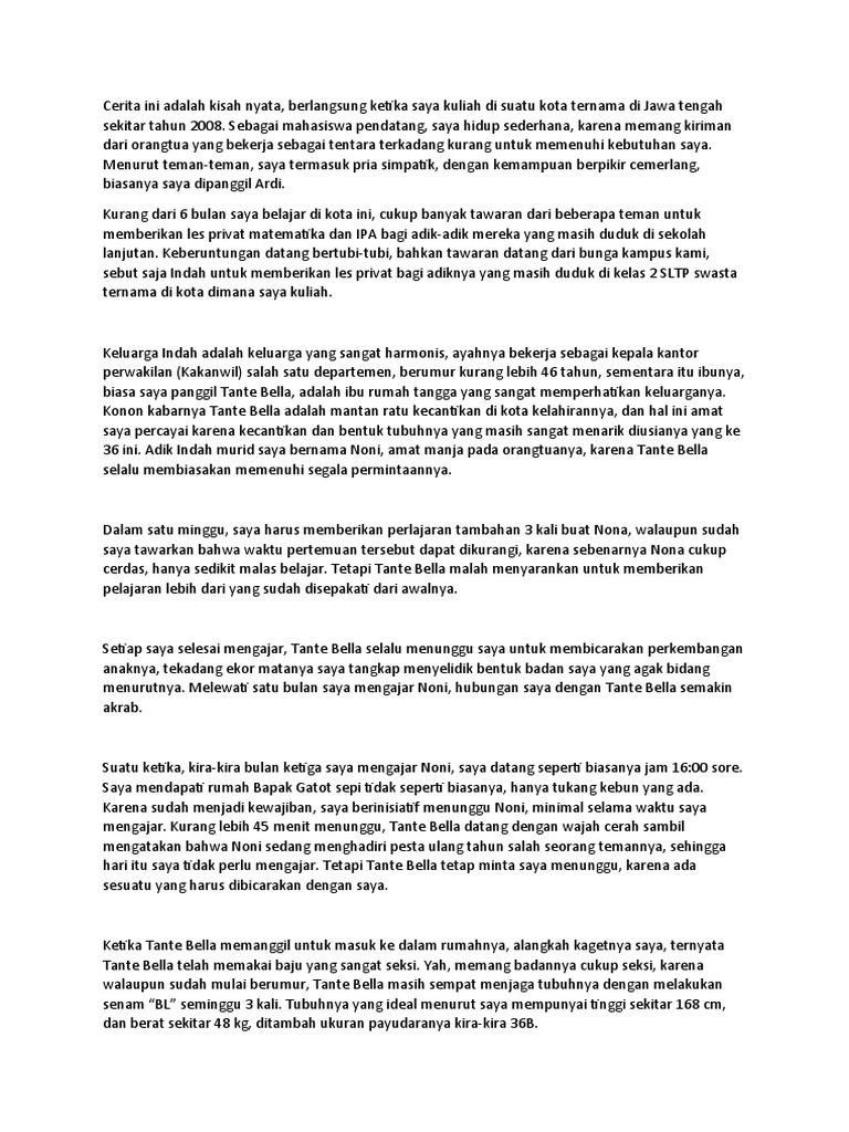 Tante Bella | PDF | Puisi | Fiksi Umum