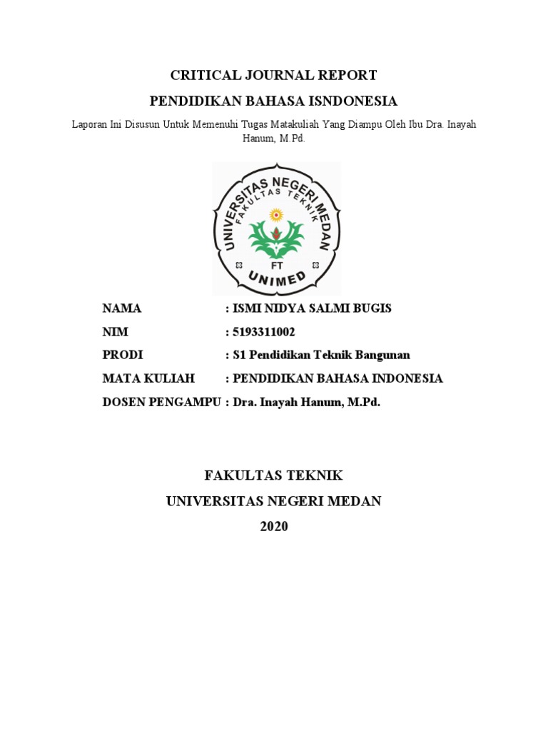 CJR B.indonesia Ismi Nidya Salmi | PDF