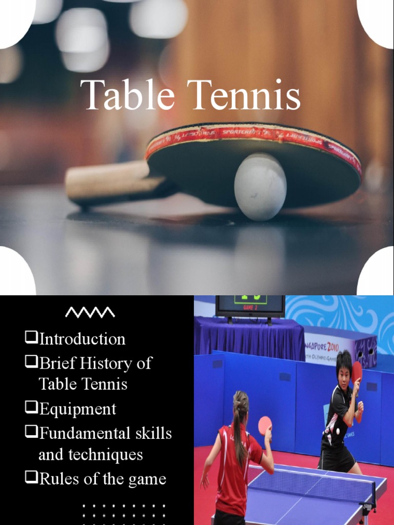 Table Tennis Guide: History, Rules, and Skills | PDF | Table Tennis ...