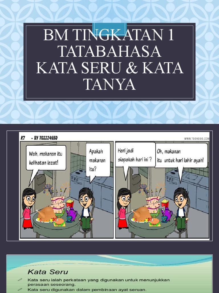 Kata Seru Dan Kata Tanya | PDF