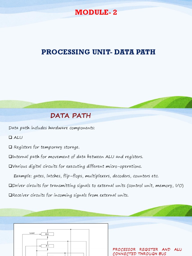 Data Path Computer Organization | PDF | Central Processing Unit ...