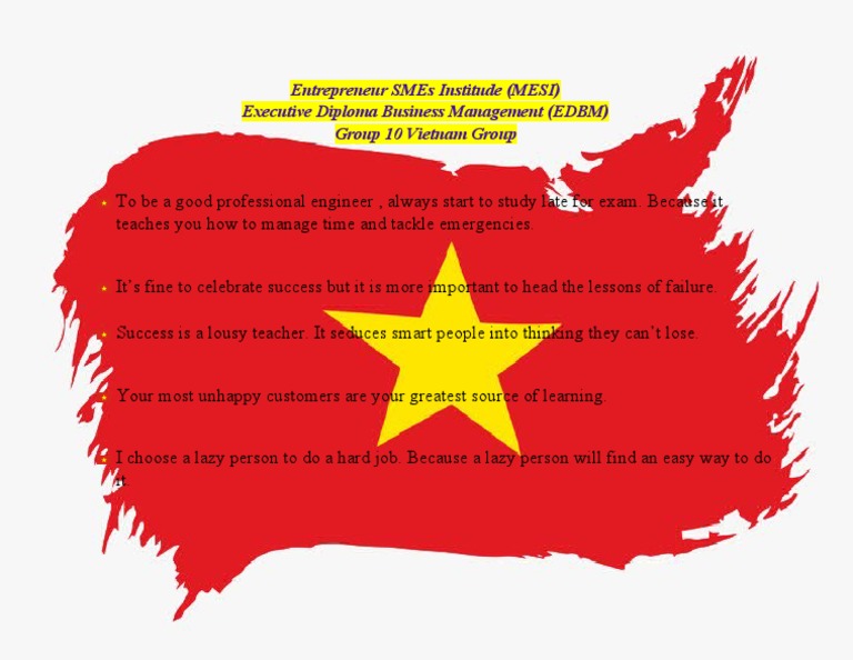 Entrepreneur Smes Institude (Mesi) Executive Diploma Business ...