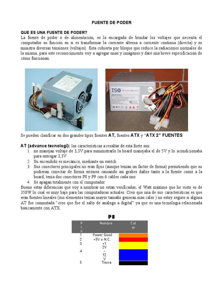 Fuente AT ATX | PDF | Rectificador | Electrónica