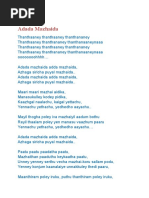Adada Adada Song Lyrics | PDF