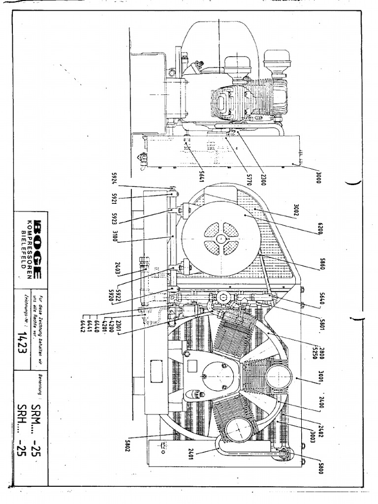 Manual Listado Partes Compresor Boge | PDF