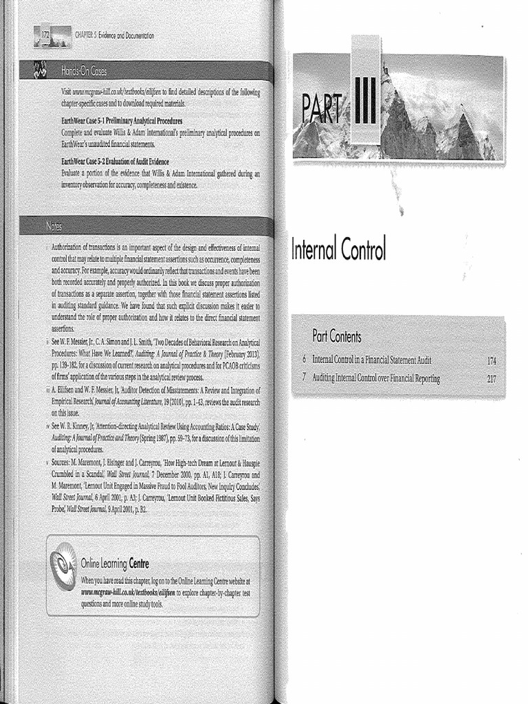 Part III - Internal Control | PDF