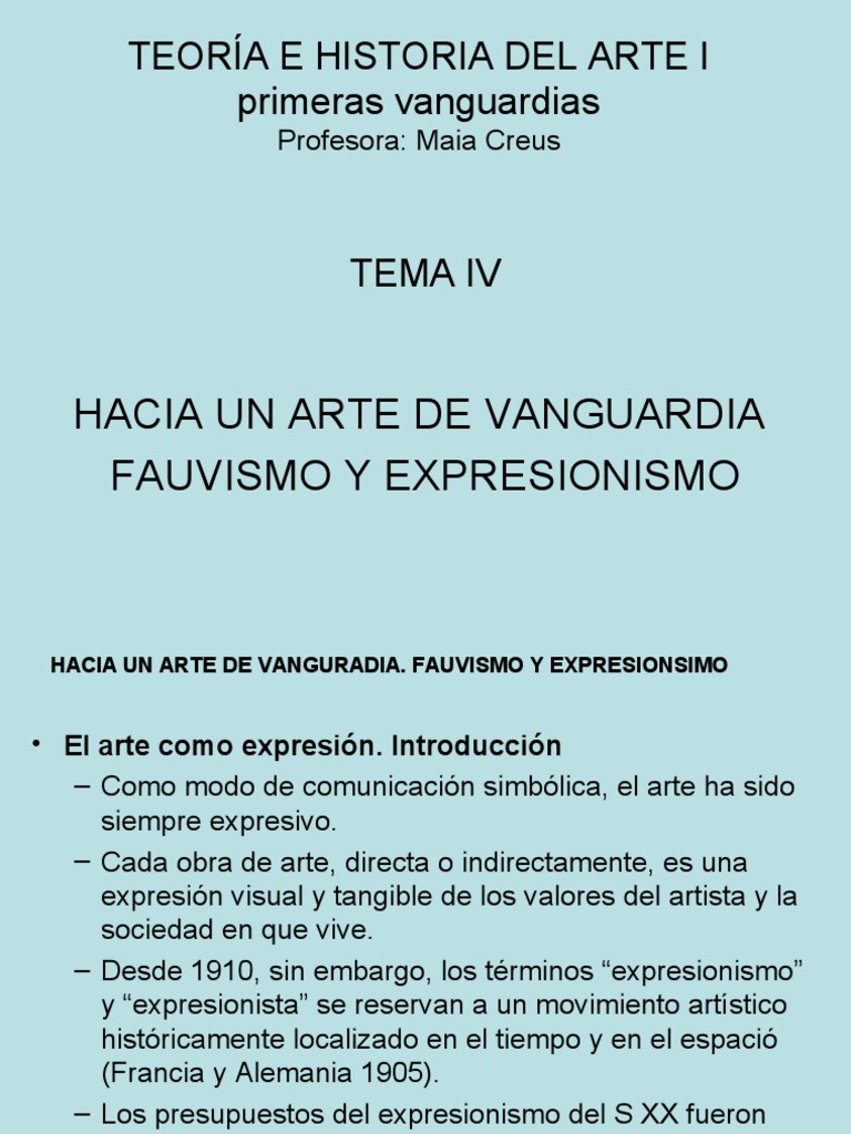 C1-TEMA 04 Die Brucke | PDF | Expresionismo | Pinturas