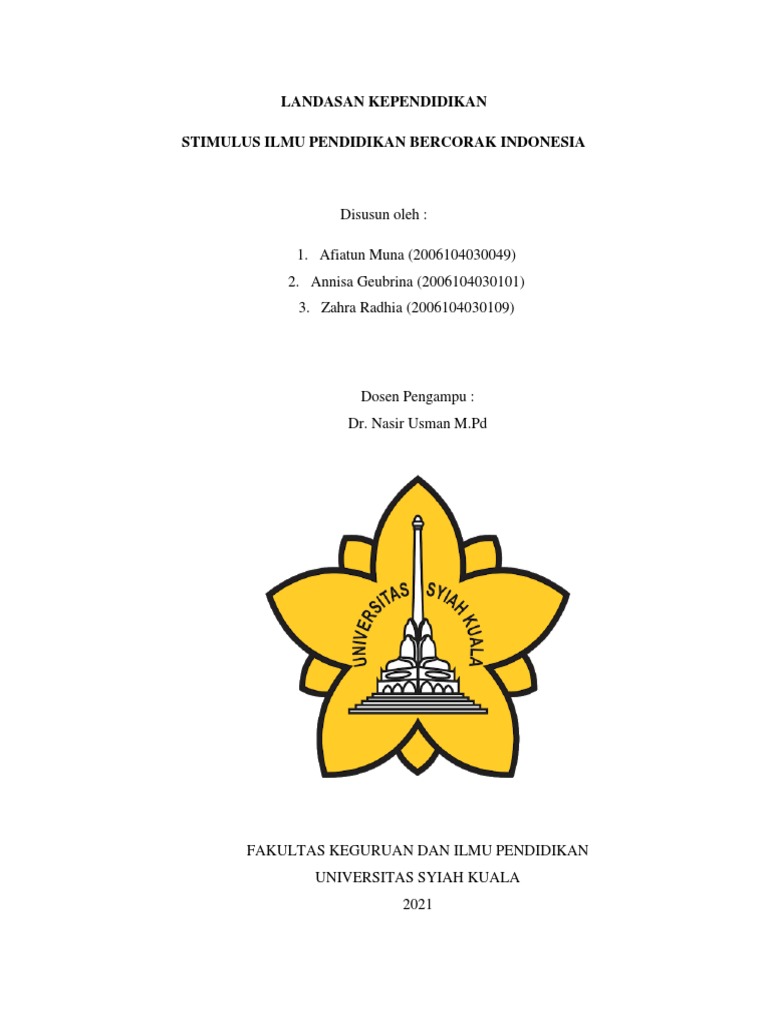 Makalah Landasan Pendidikan KLP 2 | PDF | Sains & Matematika