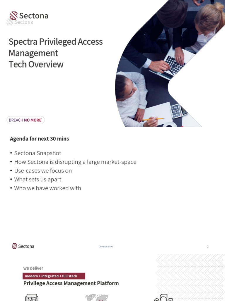 Sectona - Company & Product Overview - 2020 | PDF | Proxy Server | Cloud Computing