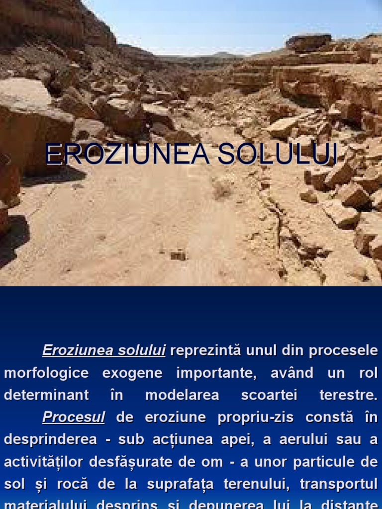 Eroziunea Solului - Irimia Andreea-Oana | PDF