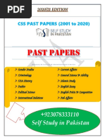 CSS Political Science Past Papers (2000-2023) (Free Download) | PDF ...