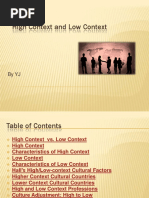 Hall's High vs Low Context Cultures | PDF | Communication | Cognition