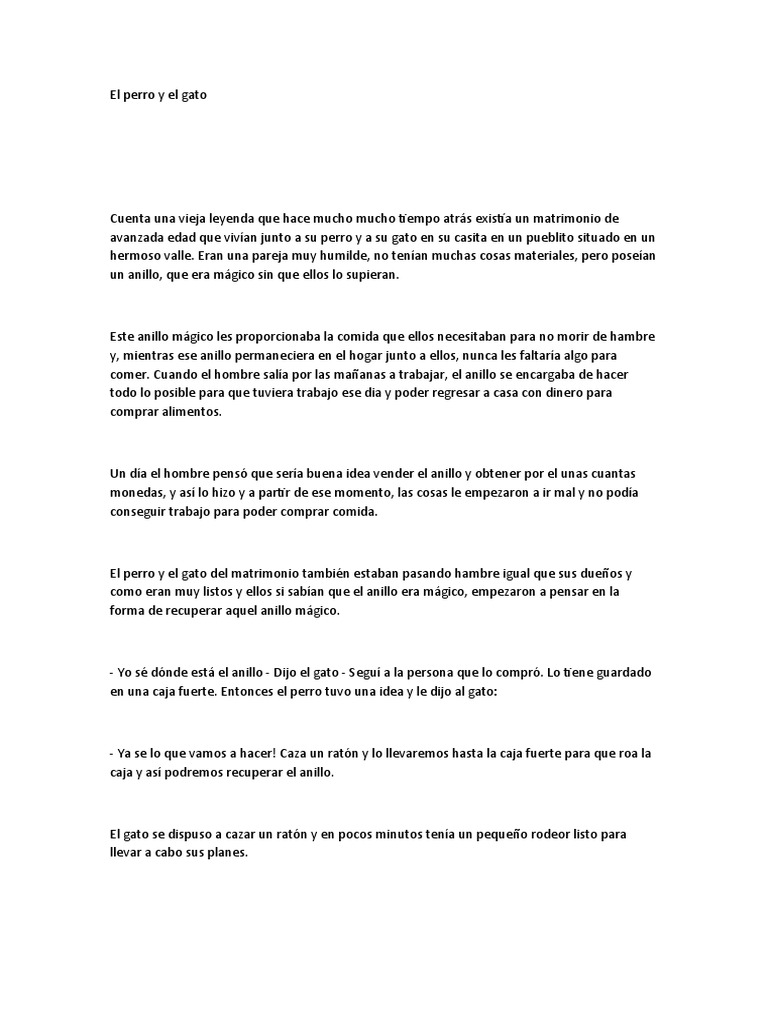 El Perro y El Gato | PDF | Gatos