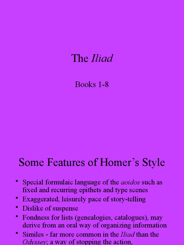 The Epic Structure and Themes of Homer's Iliad | PDF | Hector | Iliad