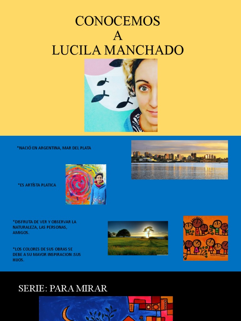 Conocemos A Lucila Manchado | PDF