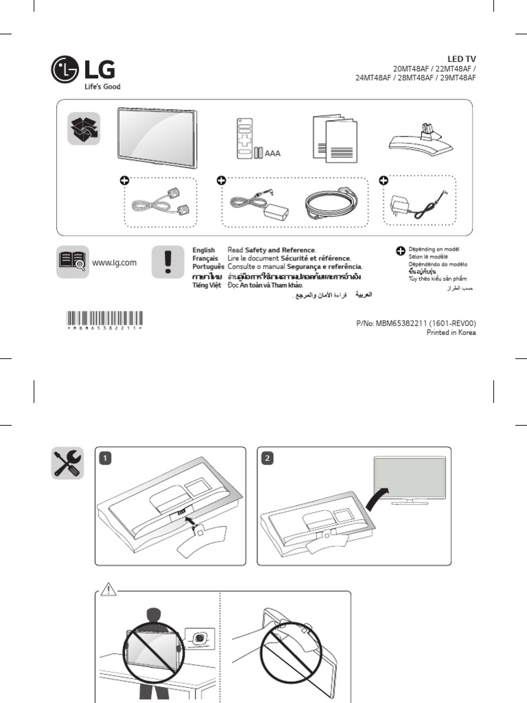Led TV: 20MT48AF / 22MT48AF / 24MT48AF / 28MT48AF / 29MT48AF | PDF ...