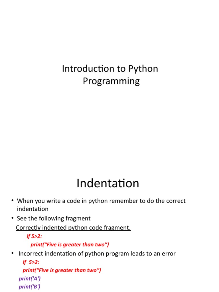 Introduction Yo Python Programming | PDF | Boolean Data Type | Integer ... Introduction Yo Python Programming | PDF | Boolean Data Type | Integer ...