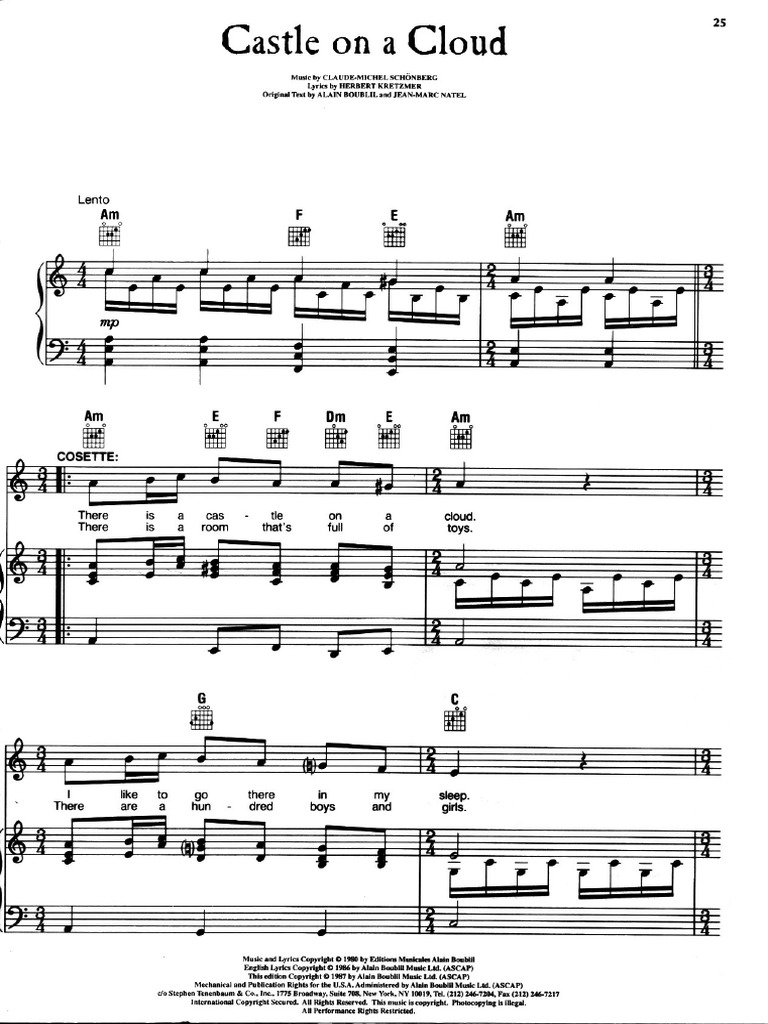 04 - Castle On A Cloud | PDF