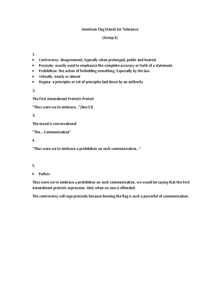 American Flag Group Project | PDF