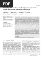 19 Mcgills Torso Muscular Endurance Test Battery Protocol | PDF ...