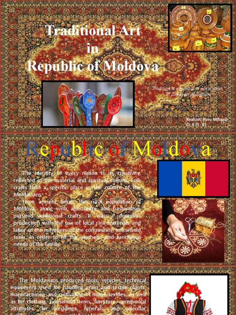 Traditional Art in Republic of Moldova: Tradition Is A Guide and Not A ...