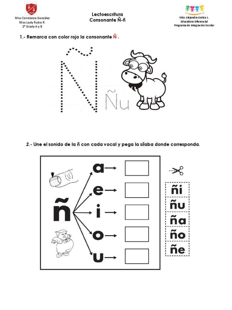 Consonante Ñ | PDF