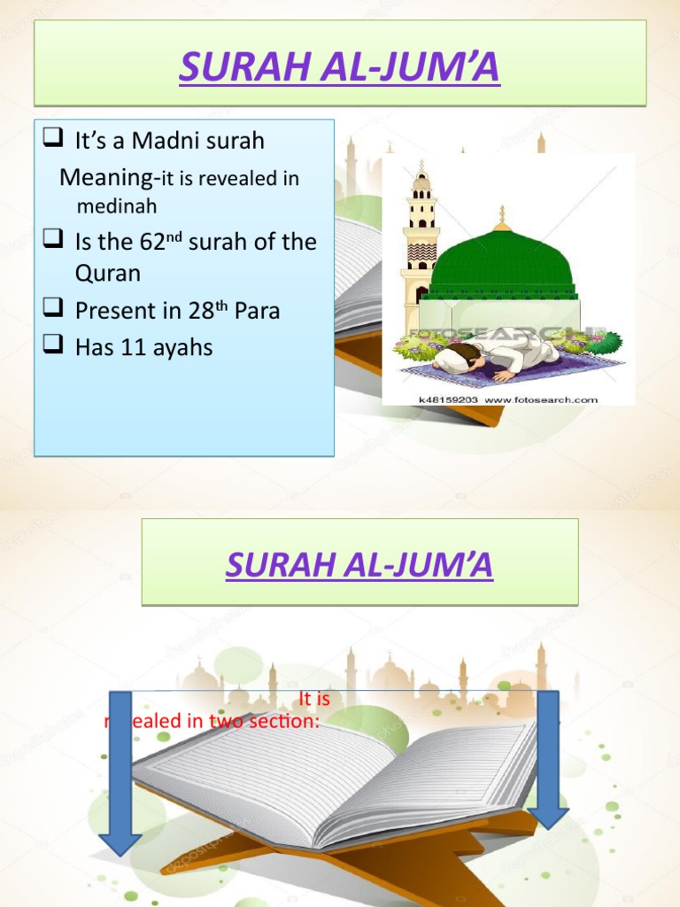 Surah Al-Jum'a | PDF | Prophets And Messengers In Islam | Muhammad