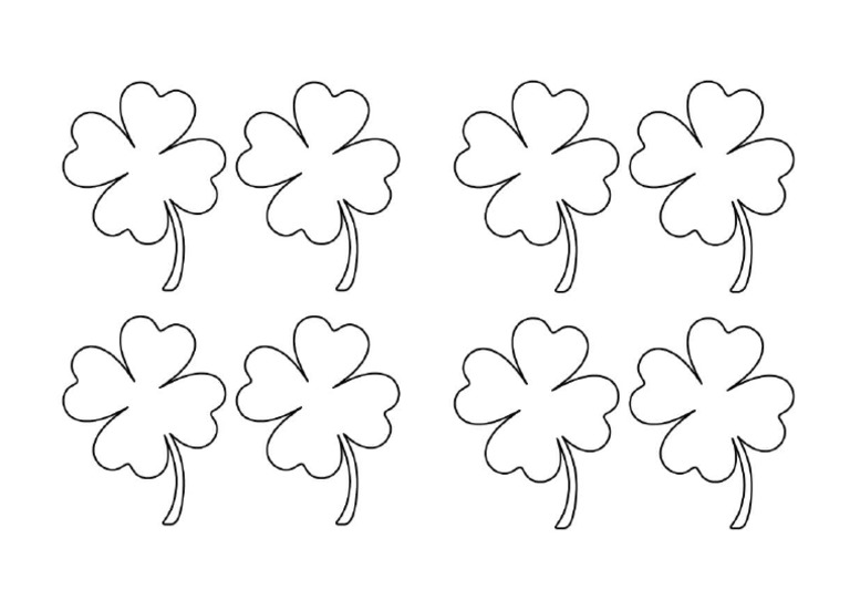 Trifoi Cu 4 Foi - Element Printabil | PDF