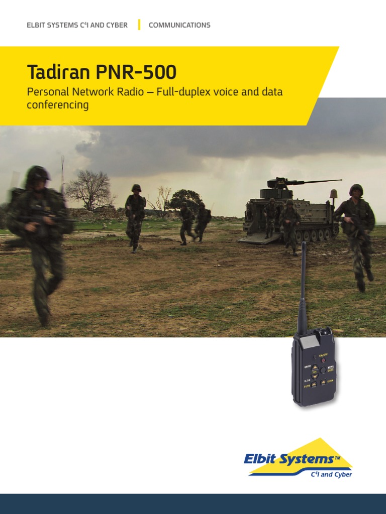 Tadiran PNR-500: Personal Network Radio - Full-Duplex Voice and Data ...