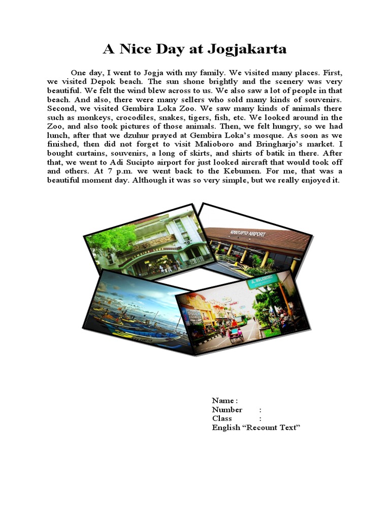 Contoh Recount Text | PDF