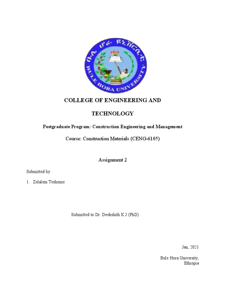 Cover Page Only 1 | PDF | Concrete | Cement