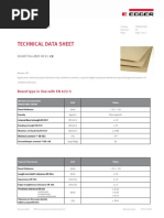 MDF Technical Data Sheet Overview | PDF | Materials Science | Building ...