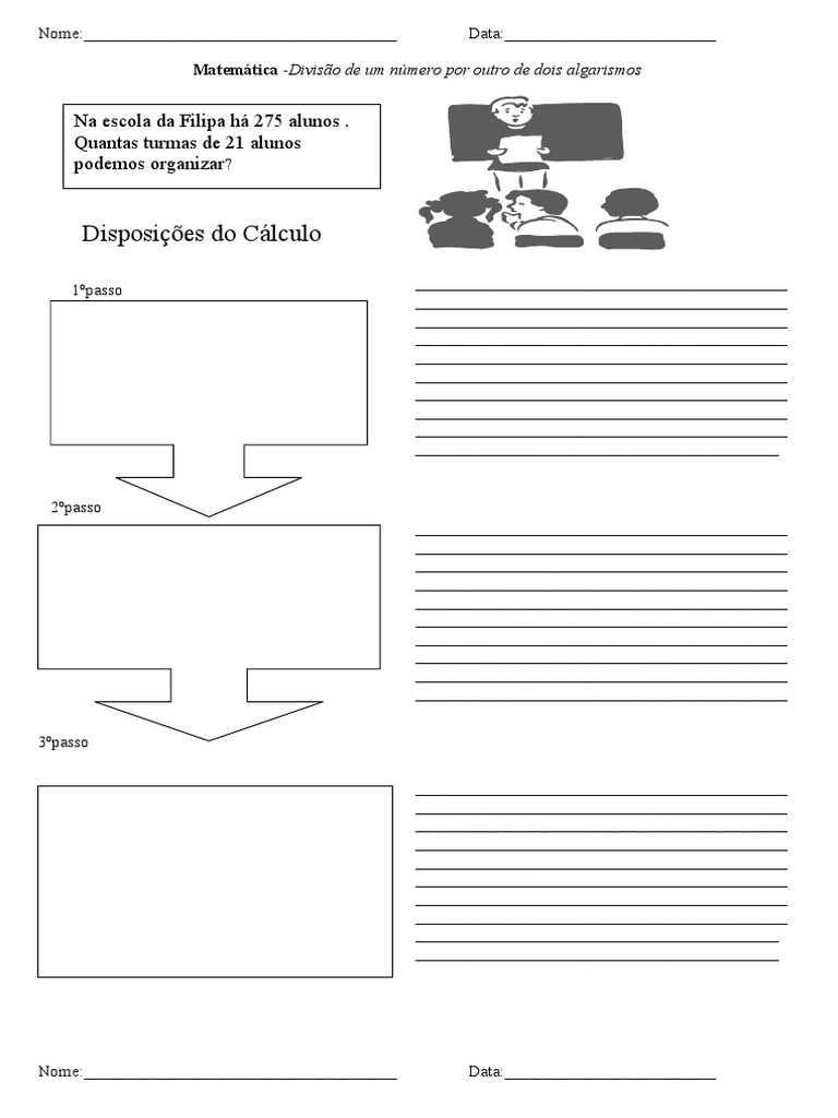 Matemática Algoritmo Da Divisão Pdf Ensino De Matemática Science