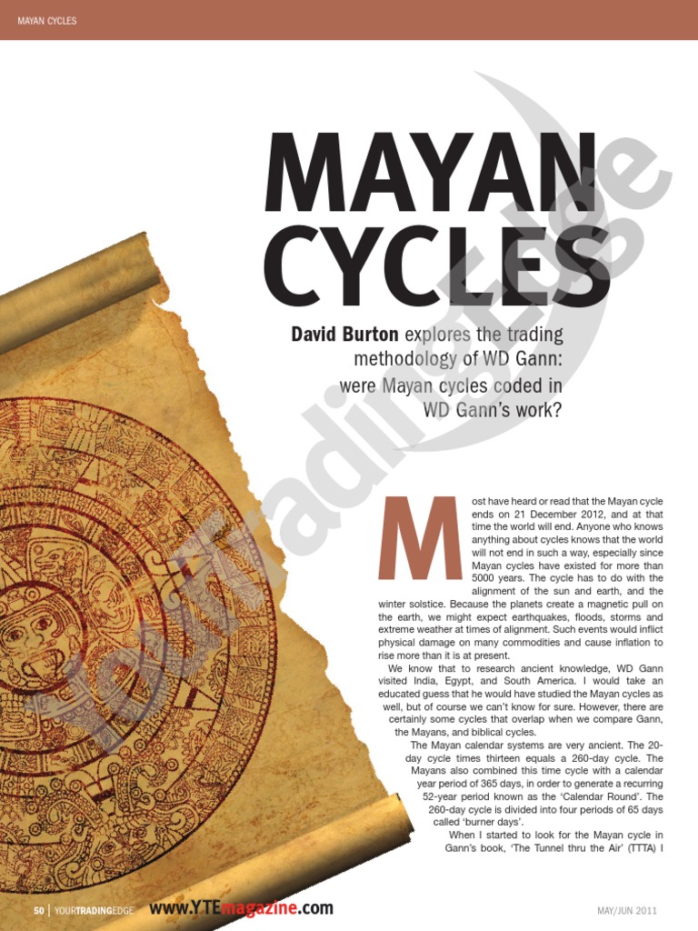 Mayan Cycles: David Burton Explores The Trading | PDF
