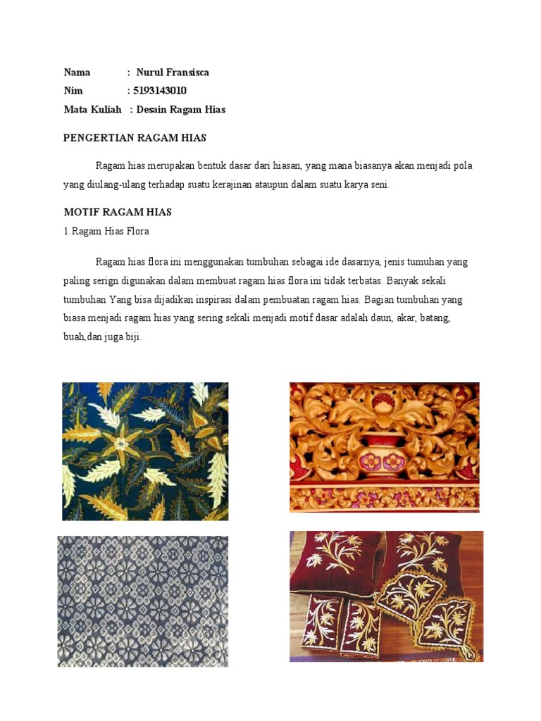 Desain Ragam Hias 3 | PDF