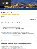 PB1 User Training SAP Business One and SQL Queries | PDF | Data ...