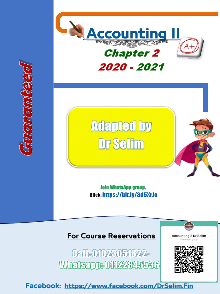 Accounting II Chapter 2 Summary | PDF | Debits And Credits | Cheque