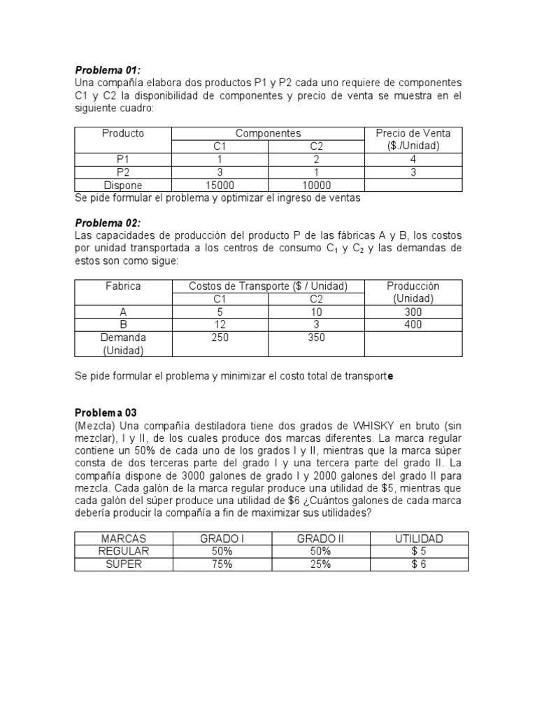 Prob. Modelo Mat. Alumno Clase3 | PDF | Patata | Dieta