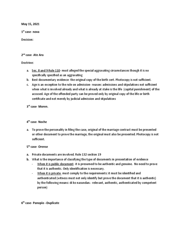 Cases Discussion | PDF
